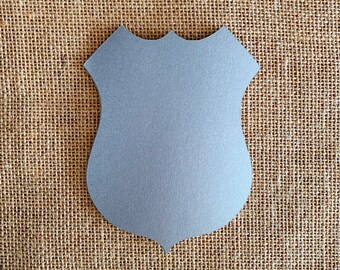 Police Badge Die Cut - Etsy
