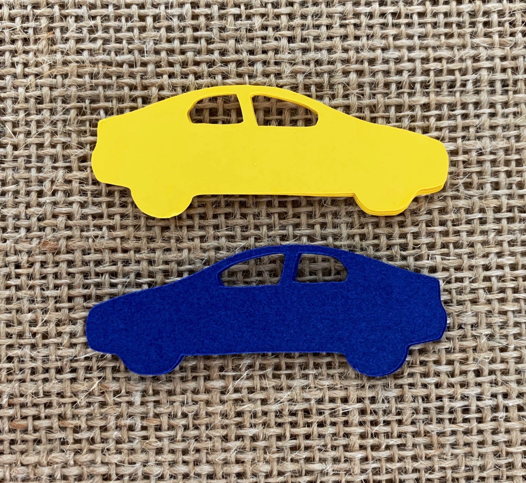 Car Paper Cut Outs Set of 25 Car Die Cuts Paper Cars - Etsy