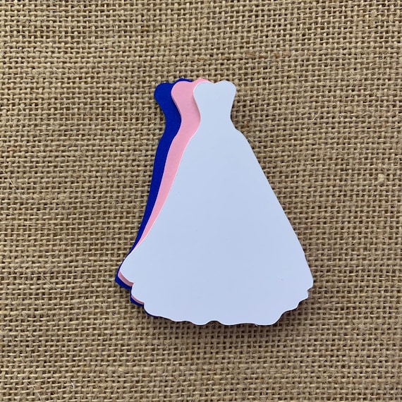 Dress Paper Cut Outs Set of 25 Wedding Dress Paper Cut Outs - Etsy