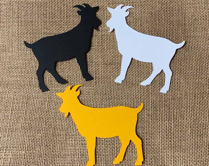 Goat Paper Cut Outs Set of 25 Goat Die Cuts Paper Goats - Etsy