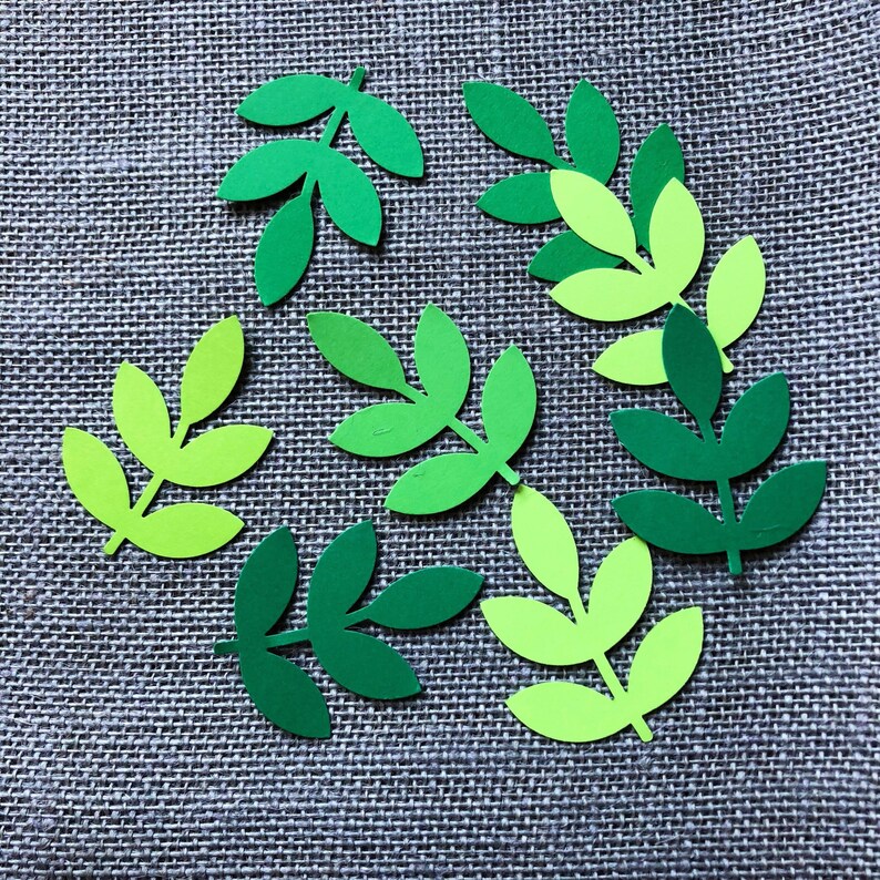 Cannabis Paper Cut Outs Set of 25 Cannabis Confetti 420 - Etsy