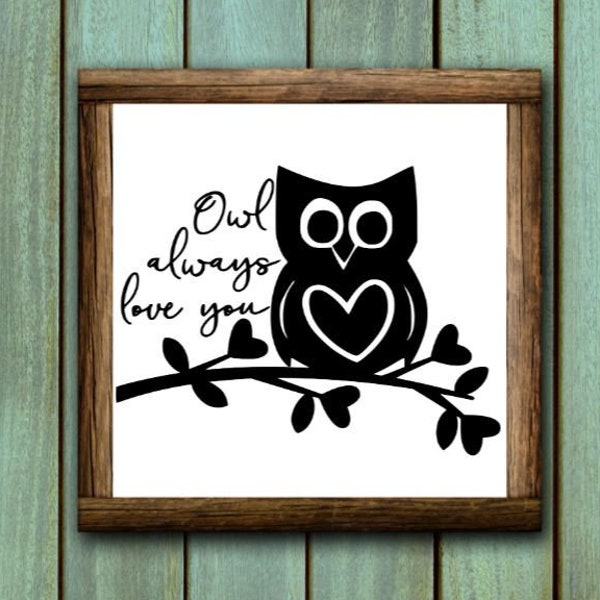 Owl Always Love You Canvas - Etsy
