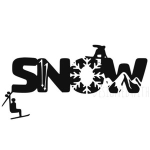 Snow, Winter, Skiing/snowboard, Svg, Png, Dxf - Etsy