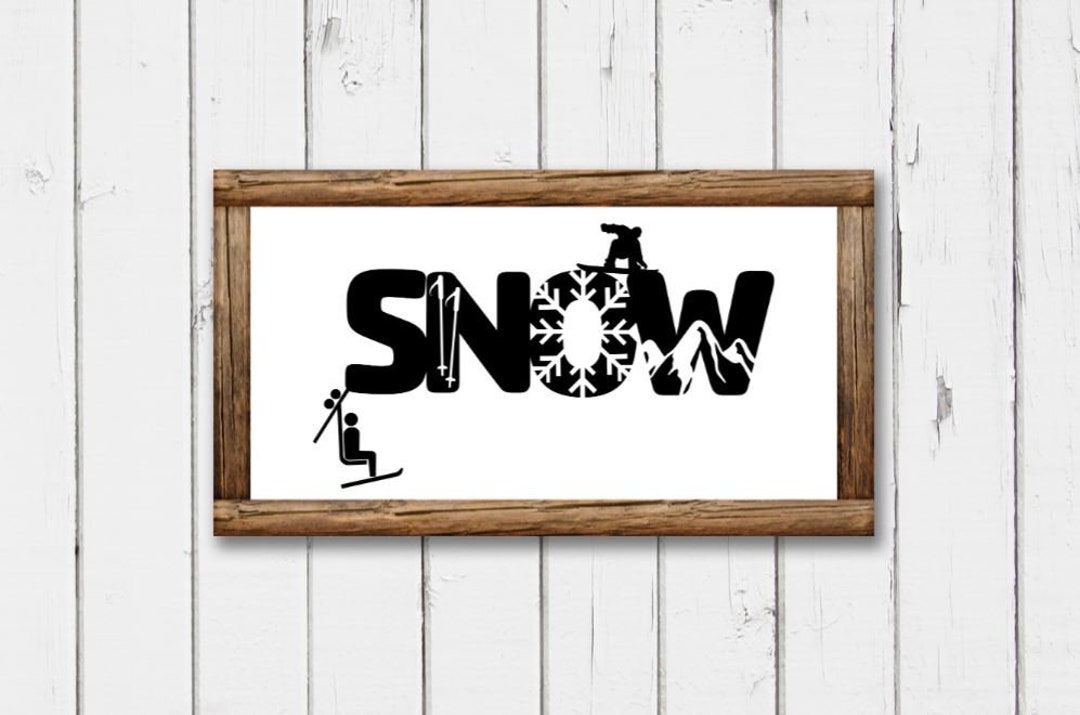 Snow, Winter, Skiing/snowboard, Svg, Png, Dxf - Etsy
