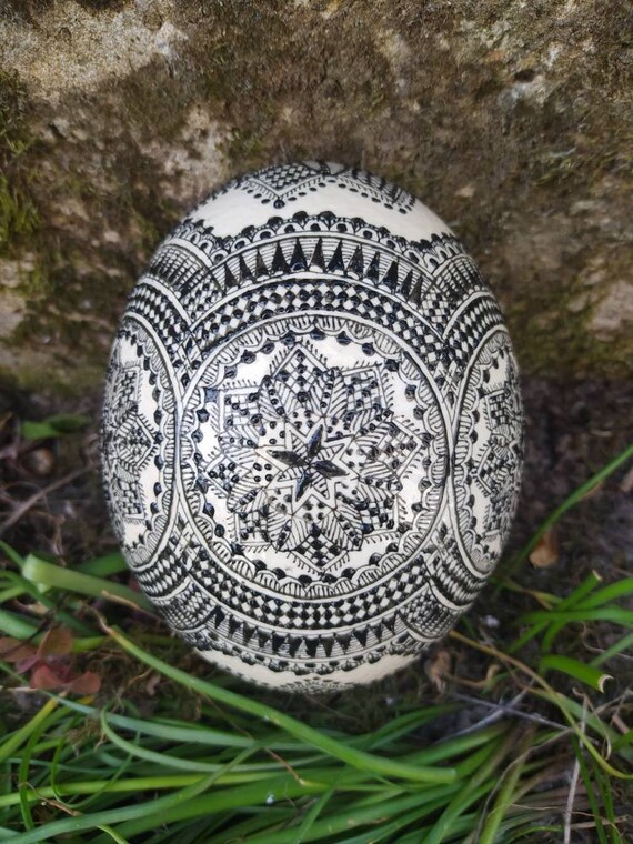 1 Romanian Romania Pisanki Pysanky Pysanka Decorated Waxed - Etsy