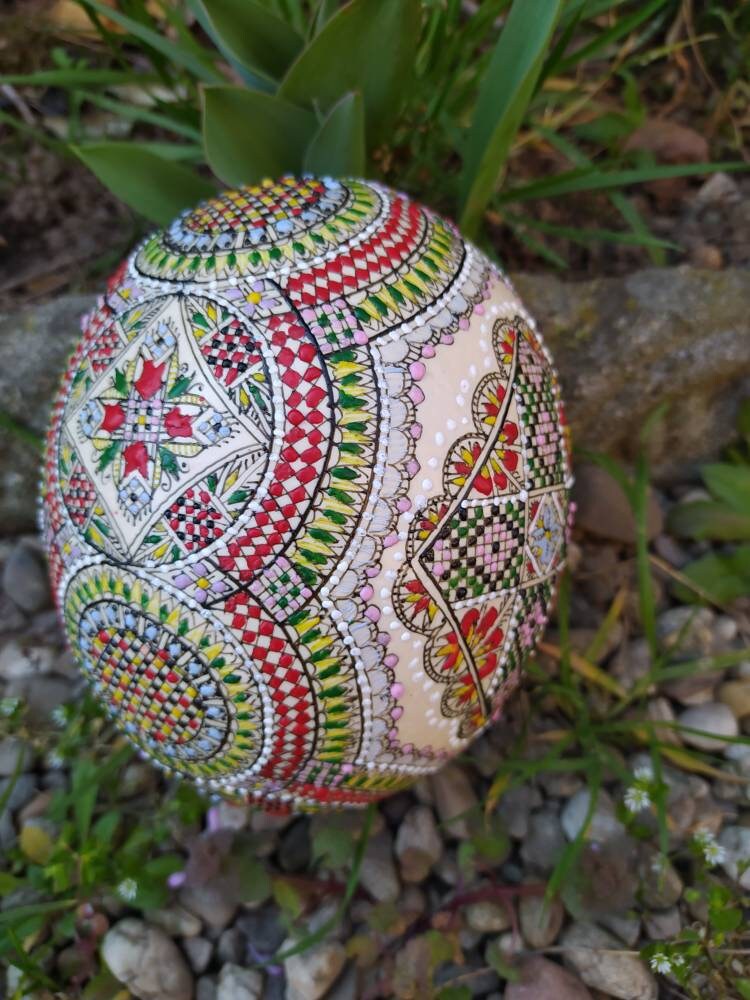 1 Romanian Romania Pisanki Pysanky Pysanka Decorated Waxed | Etsy