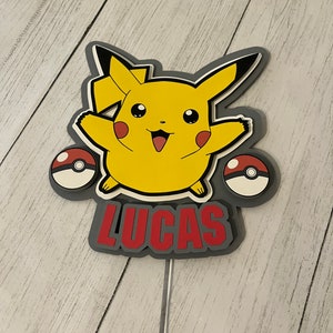 Pokémon Cake Topper - Etsy
