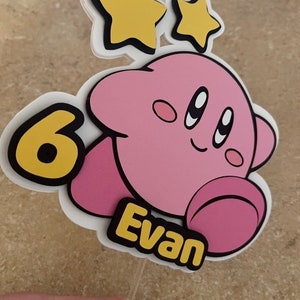 Kirby Cake Topper - Etsy