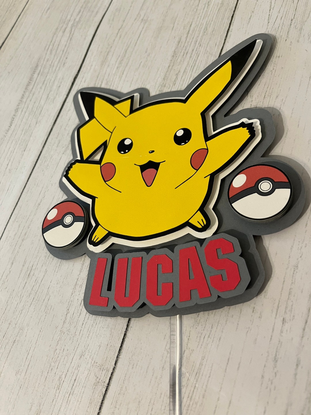 Pokémon Cake Topper - Etsy