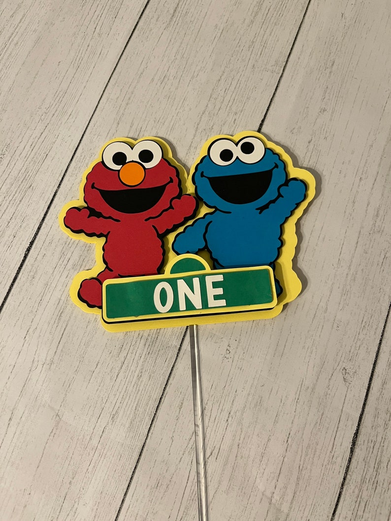 Baby Sesame Street Cake Topper - Etsy