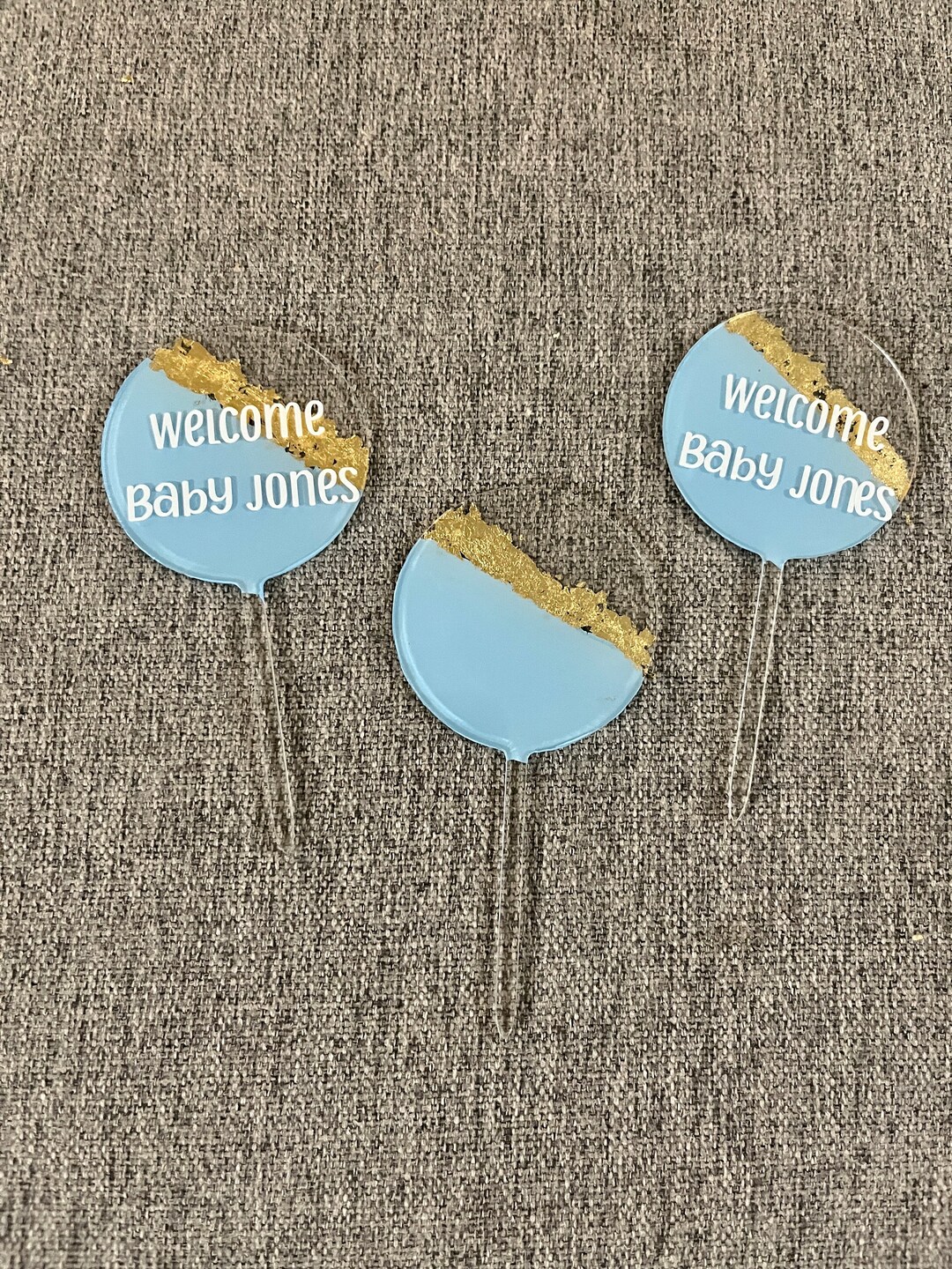 Acrylic Cupcake Toppers - Etsy