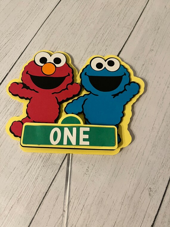 Baby Sesame Street Cake Topper - Etsy
