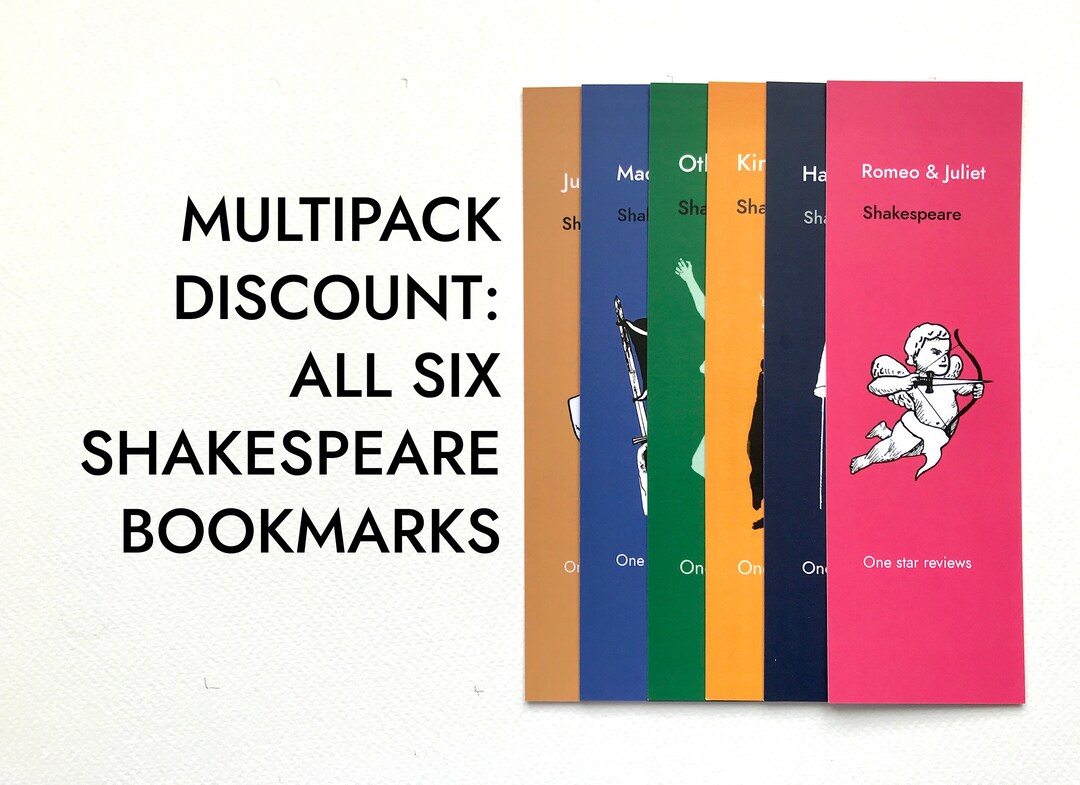 All Six Shakespeare Designs! - Etsy