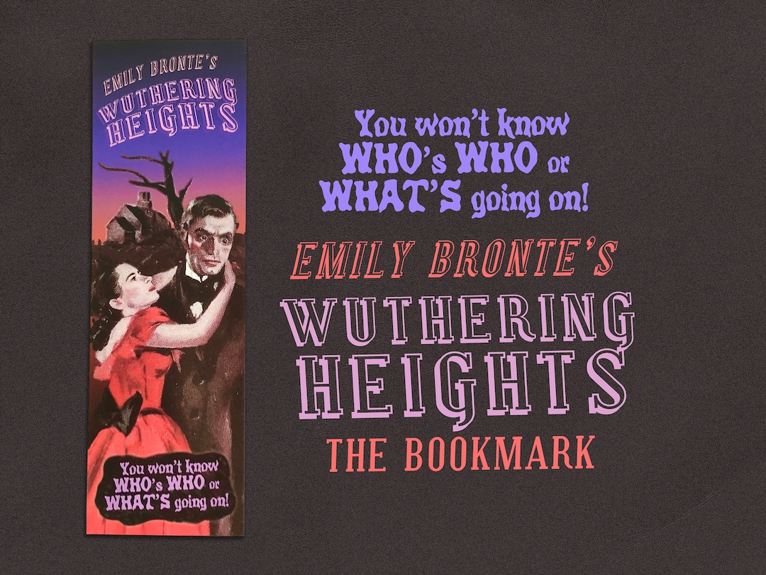 Wuthering Heights by Emily Bronte: Literary Heroines on Screen Bookmark ...