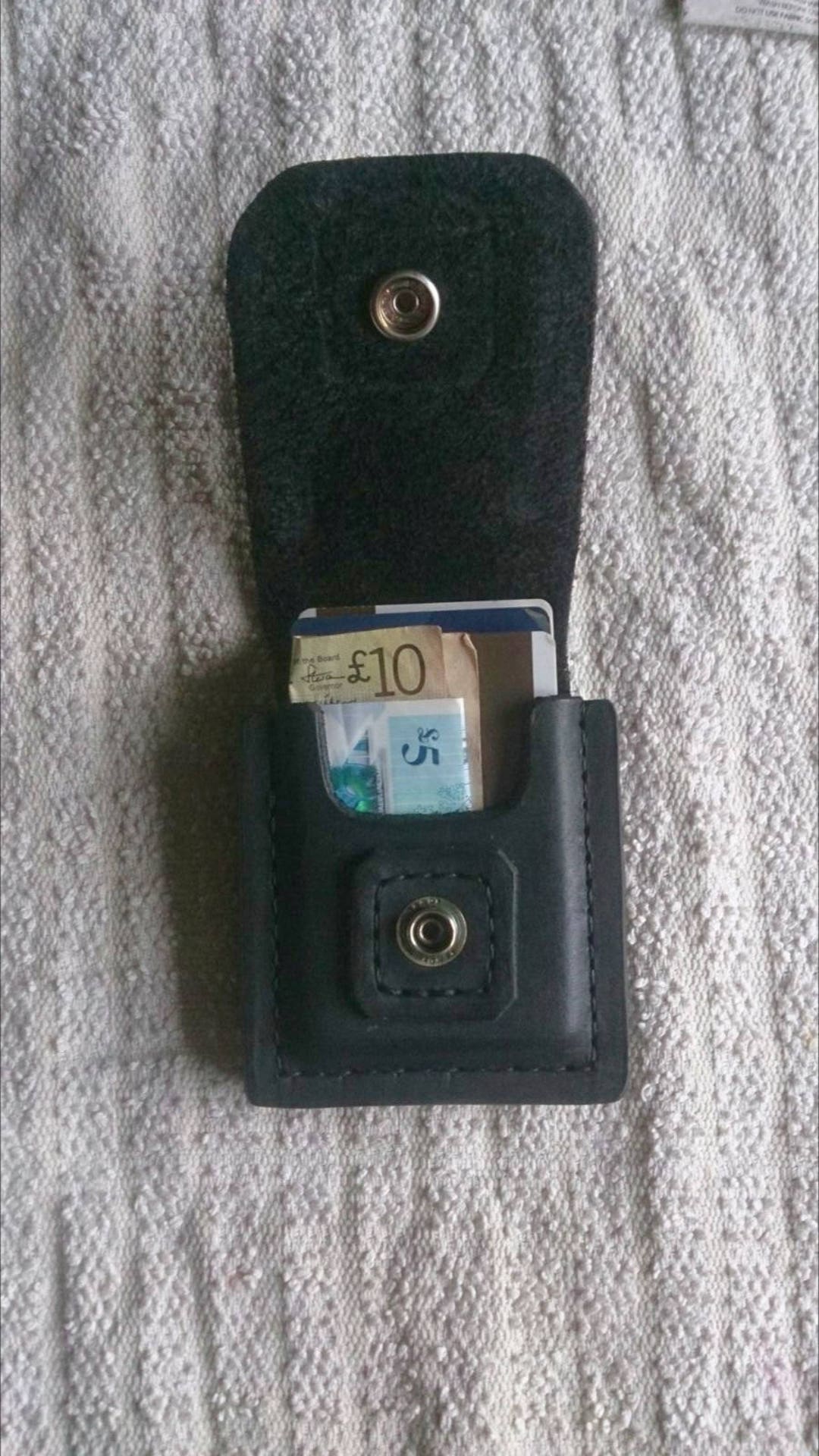 Heavy Duty Leather Bare Essentials Wallet - Etsy