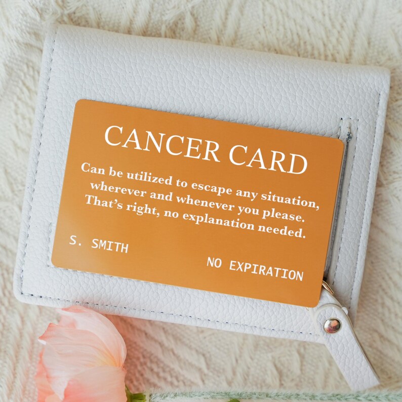 Personalized Metal Cancer Card: Encouragement Gift, Chemo Humor - Etsy