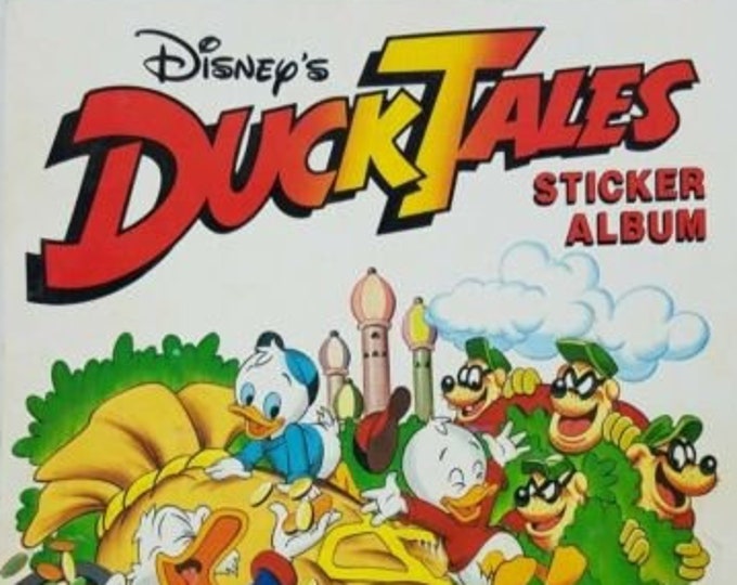 Disney's Ducktales Sticker Album 1987 Panini Used Vintage Collectible ...