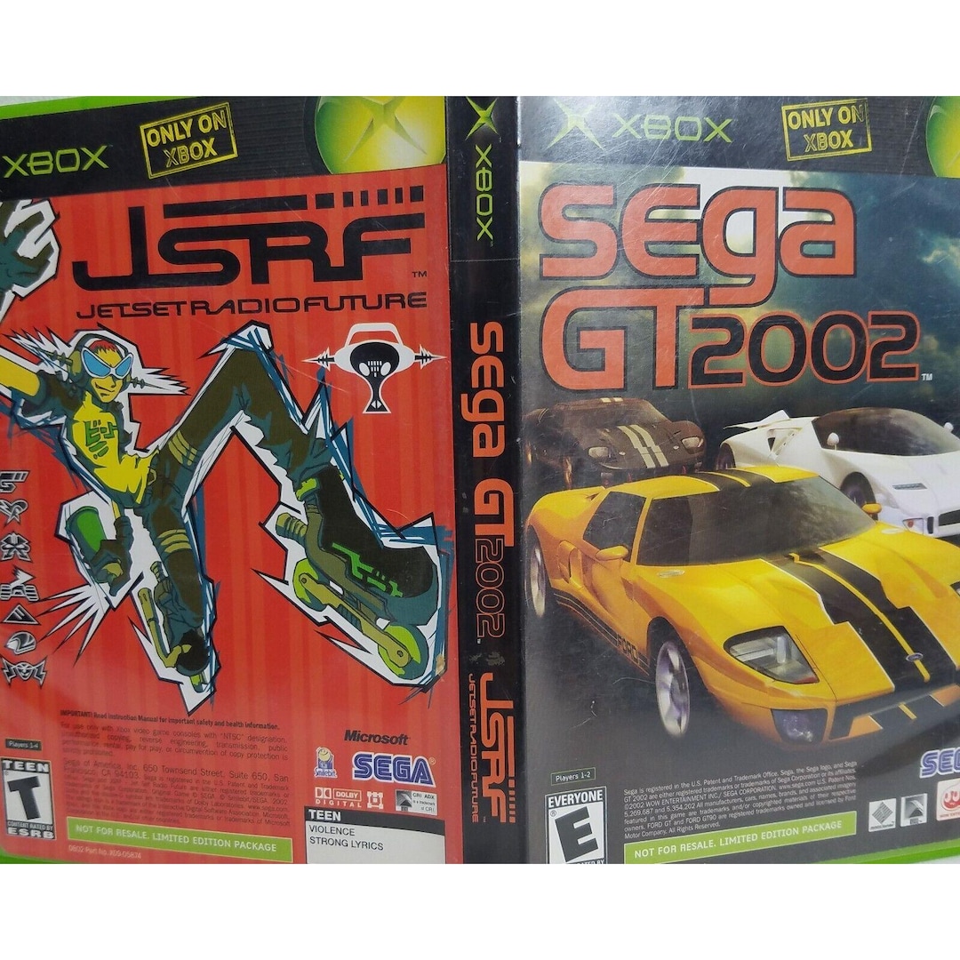Sega GT 2002 JSRF Jet Set Radio Future Xbox Game Complete CIB - Etsy