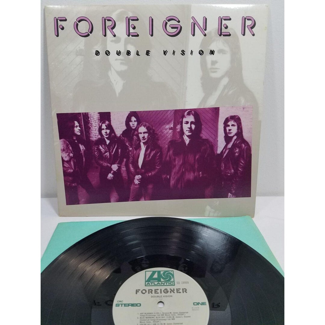 Foreigner Double Vision Vinyl LP Record 1978 SD19999 - Etsy