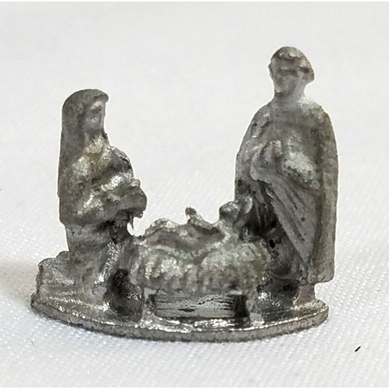 Pewter Nativity Set - Etsy