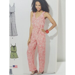 Simplicity Sewing Pattern 1355 Womens Maxi Dress Jumpsuit Pants Size ...