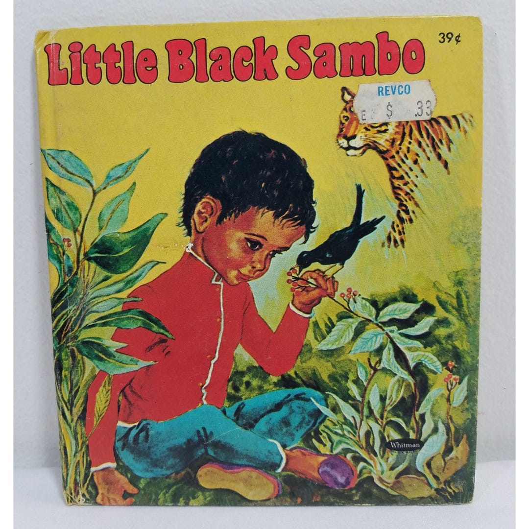 Little Black Sambo 1959 Vintage Tell-a-tale Book Whitman Little Book ...