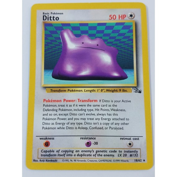 Ditto Pokemon Tcg