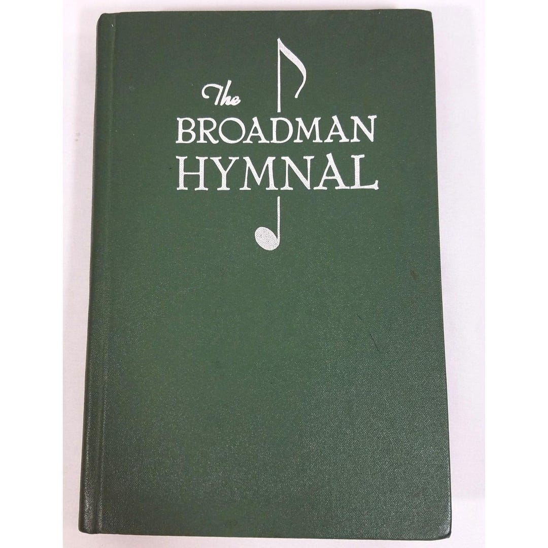 The Broadman Hymnal Cloth Board Hardcover Christian Hymns & Gospel ...