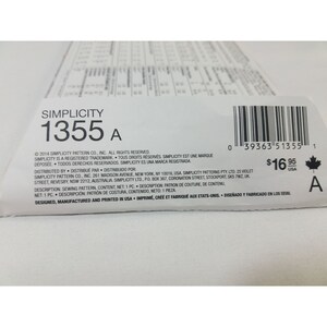 Simplicity Sewing Pattern 1355 Womens Maxi Dress Jumpsuit Pants Size ...