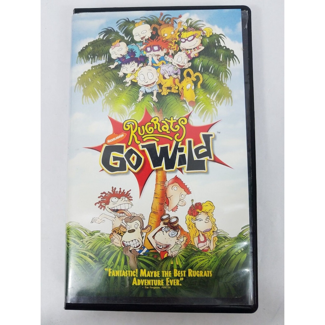 Rugrats Go Wild, the Movie (VHS, 2003) Former Hollywood Video Rental Tape - Etsy