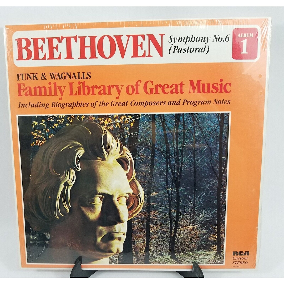 Beethoven Symphony No. 6 Pastoral Funk & Wagnalls Record Vinyl LP ...