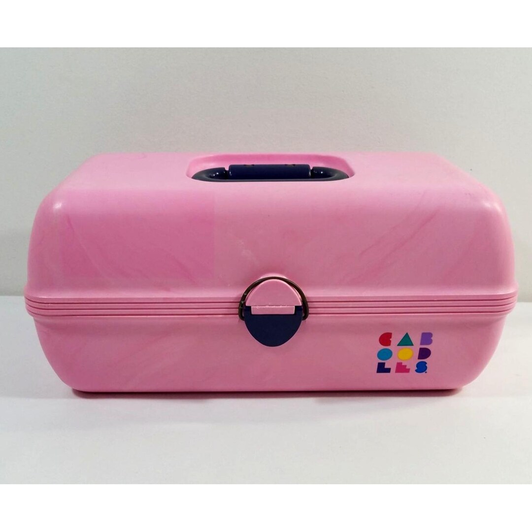 Caboodles Pink & Purple Plastic Vintage Makeup Case With Mirror - Etsy