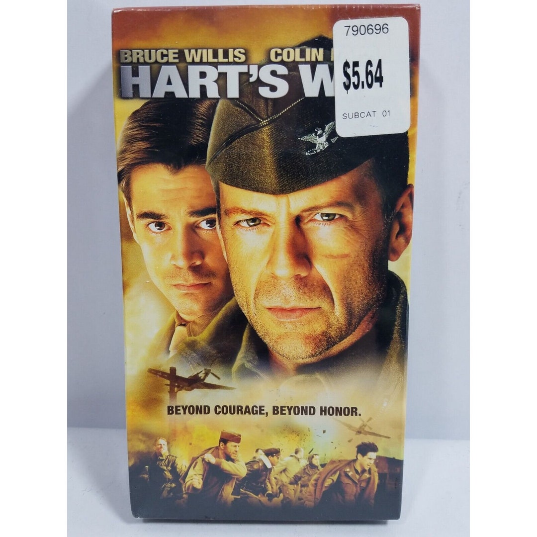 Hart's War VHS Bruce Willis Colin Farrell MGM Sealed New - Etsy