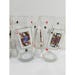 Playing Card Pint Highball Glasses Card Party Poker Game Barware VTG ...