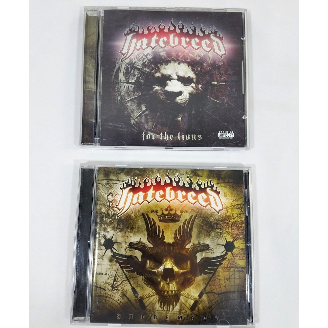 Hatebreed for the Lions and Supremecy CD Lot Metalcore 2000s Explicit ...