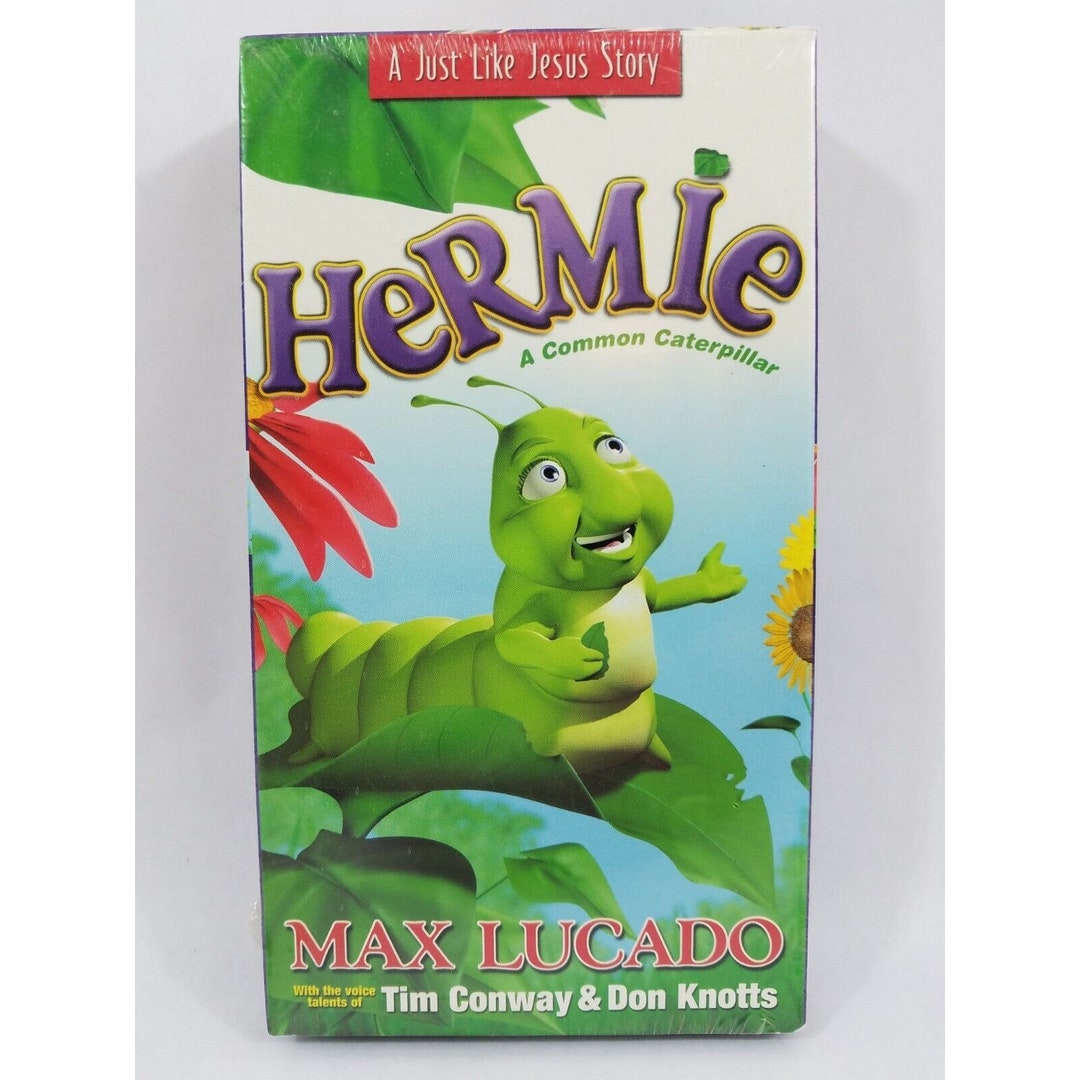 Hermie A Common Caterpillar Just Like Jesus Story Max Lucado Tim Conway 2002 VHS - Etsy