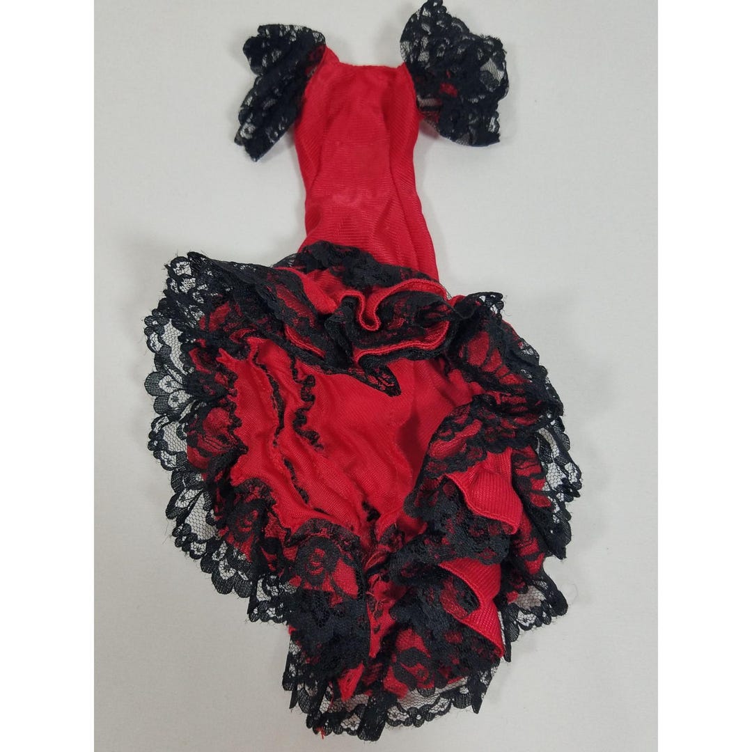 Barbie Spanish Flamenco Dress Red Replacement 1982 1st Edition Dolls ...