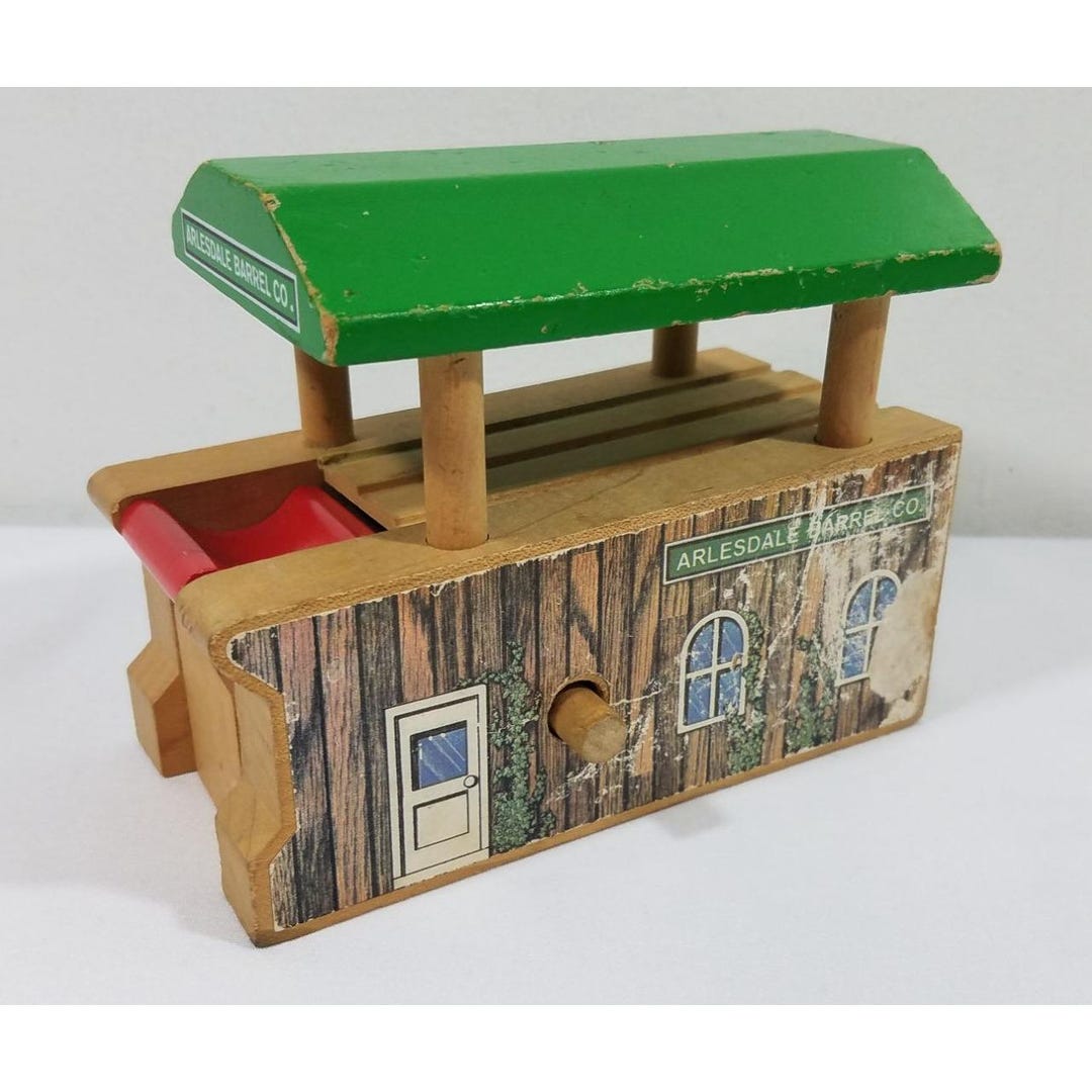 Thomas & Friends Wooden Railway Arlesdale Barrel Loader 1998 Vintage ...