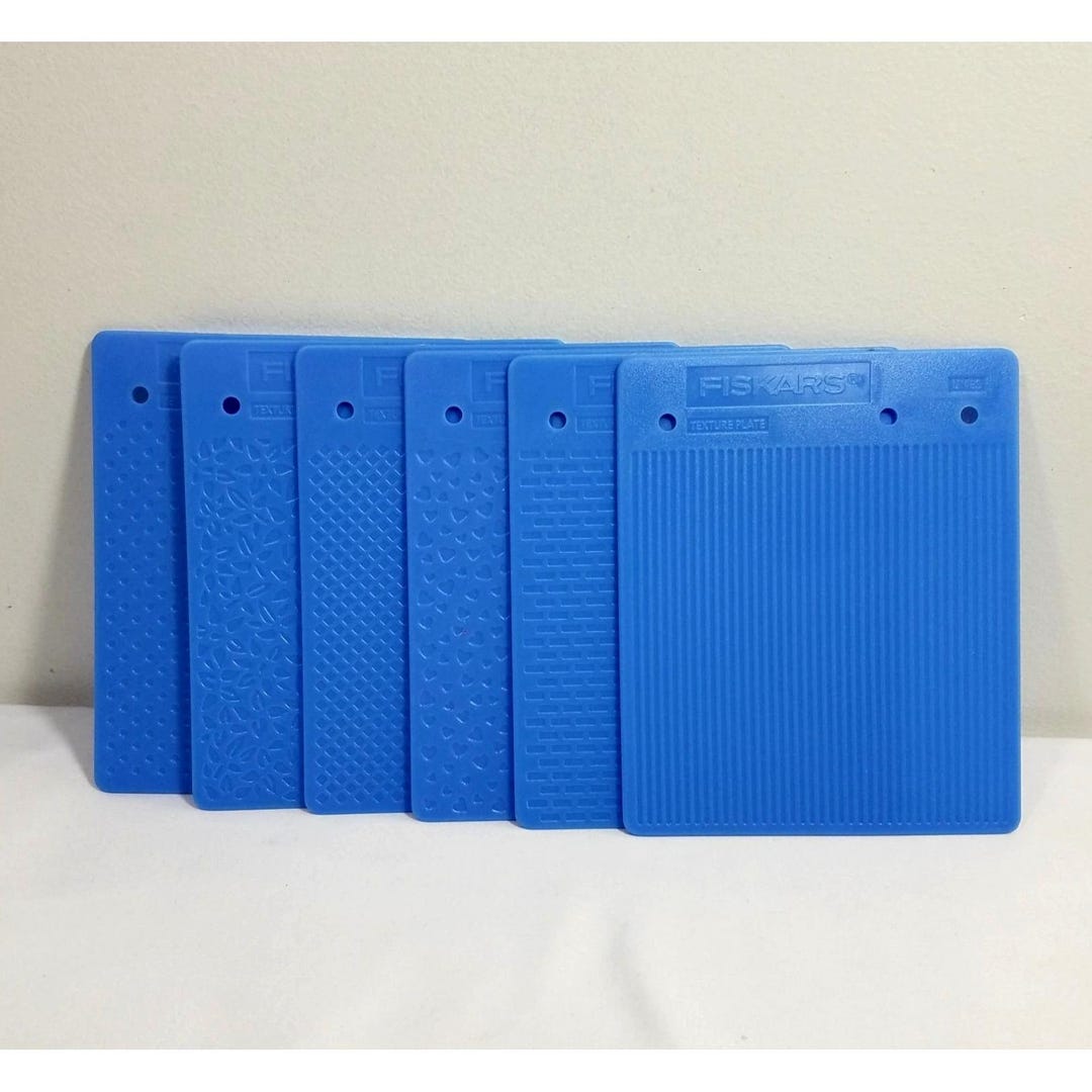 Fiskars Texture Assortment Pack 6 Plates 12 Textures Embossing - Etsy