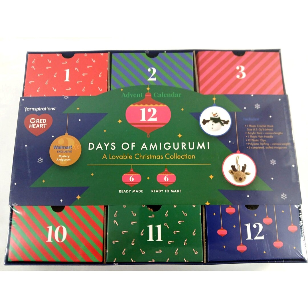 12 Days of Amigurumi Advent Calendar Christmas Collection ...