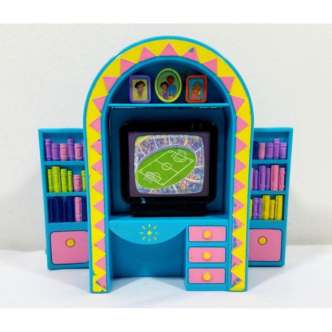 Dora the Explorer Talking Dollhouse Media Center TV Console Computer ...