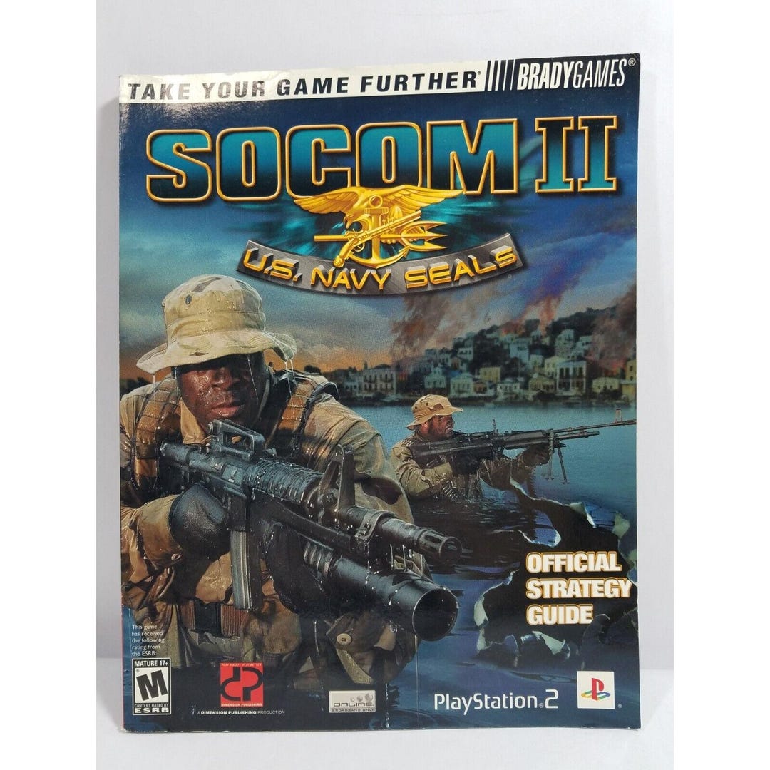 SOCOM II U.S. Navy Seals Bradygames Official Strategy Guide for PS2 - Etsy
