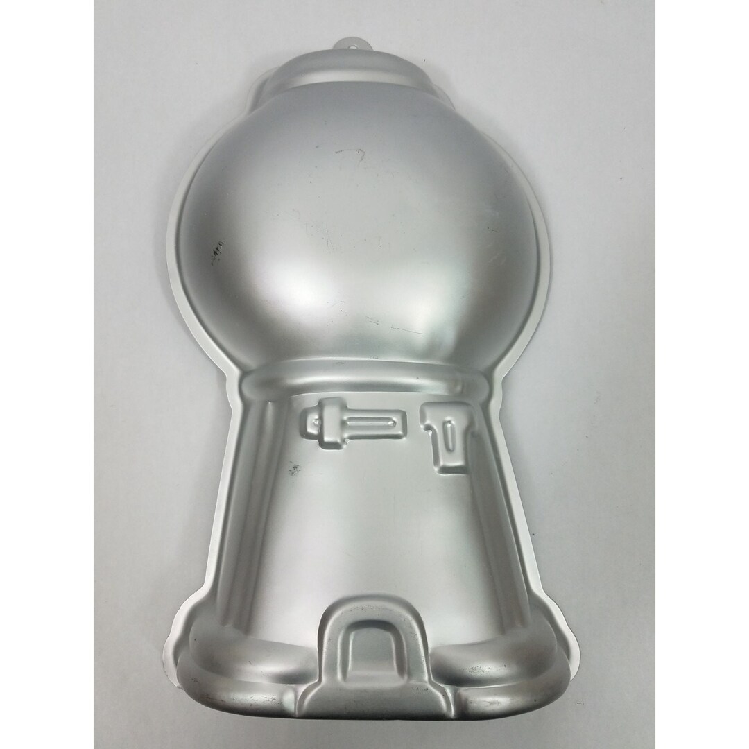 Vtg Wilton Bubble Gum Gumball Machine Cake Pan Snow Globe 2105-2858 ...