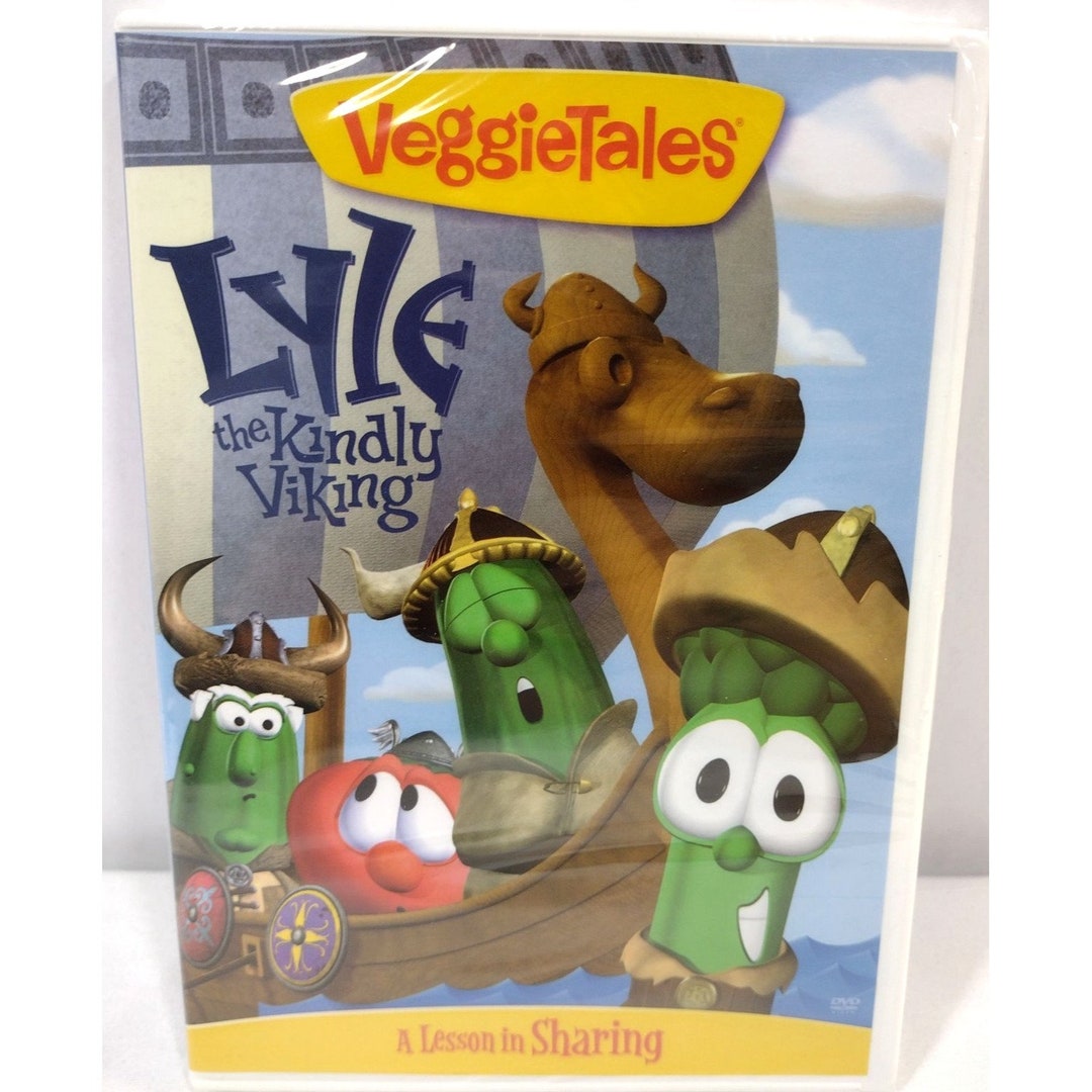 Veggietales Lyle the Kindly Viking DVD Lesson in Sharing New Vintage ...