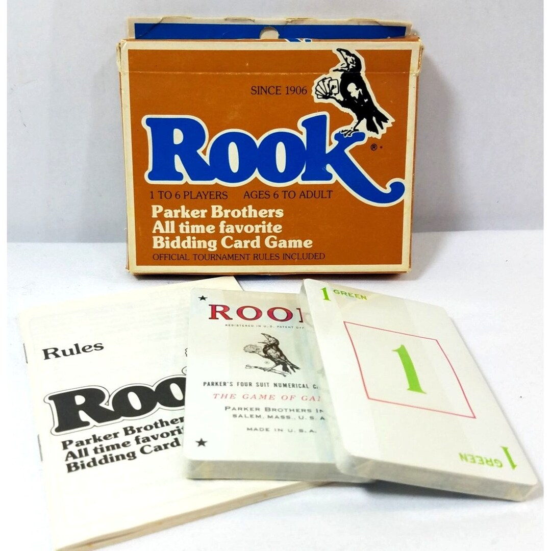Parker Brothers Rook Playing Card Game Sealed Decks Vintage 1978 - Etsy