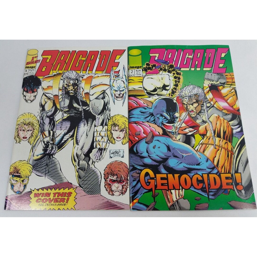 Brigade Lot of 2 #1 #2 Image (1992) Comic Books - Etsy