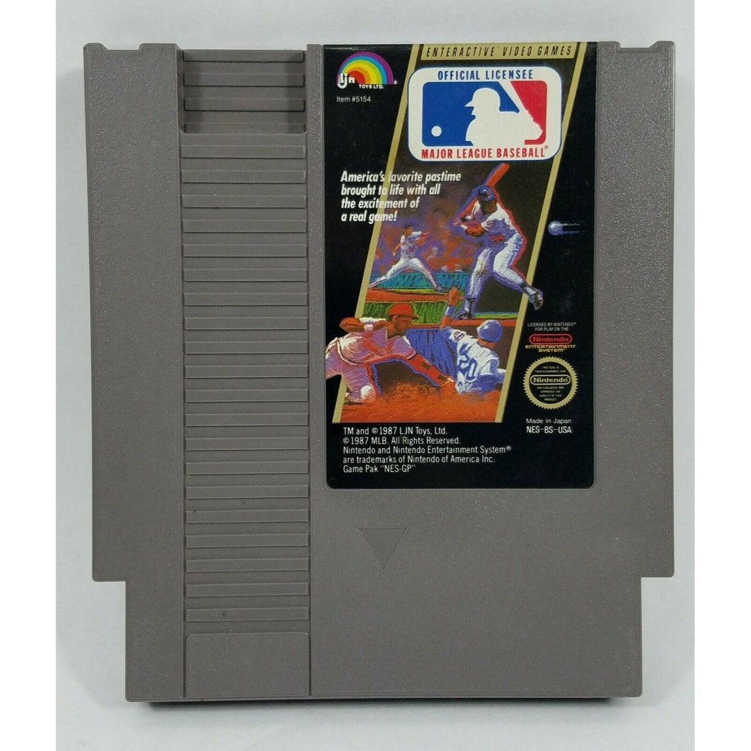 Major League Baseball MLB Nintendo NES Authentic Tested - Etsy