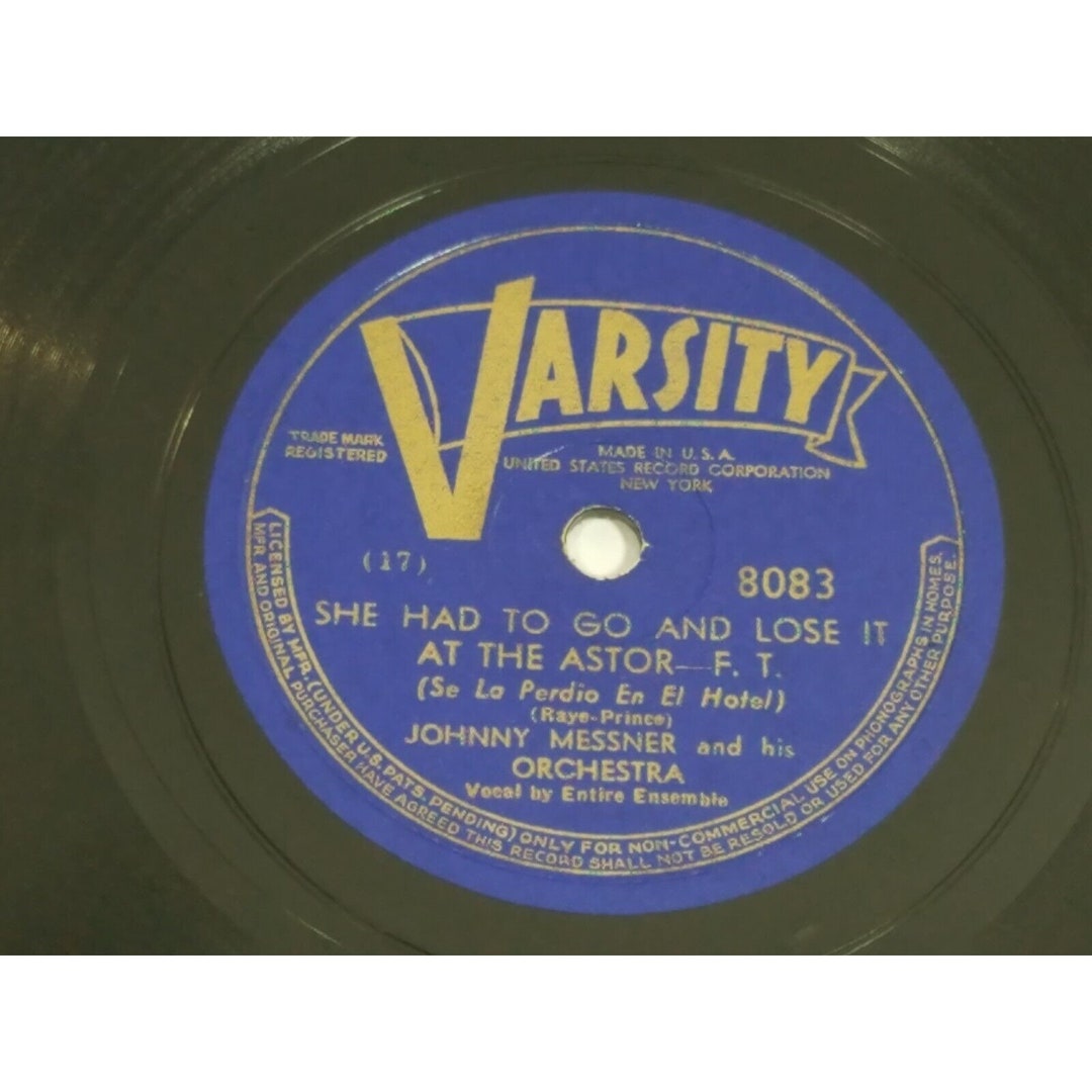 Johnny Messner Messin Round / She Had to Go and Lose It at the Astor 78 ...