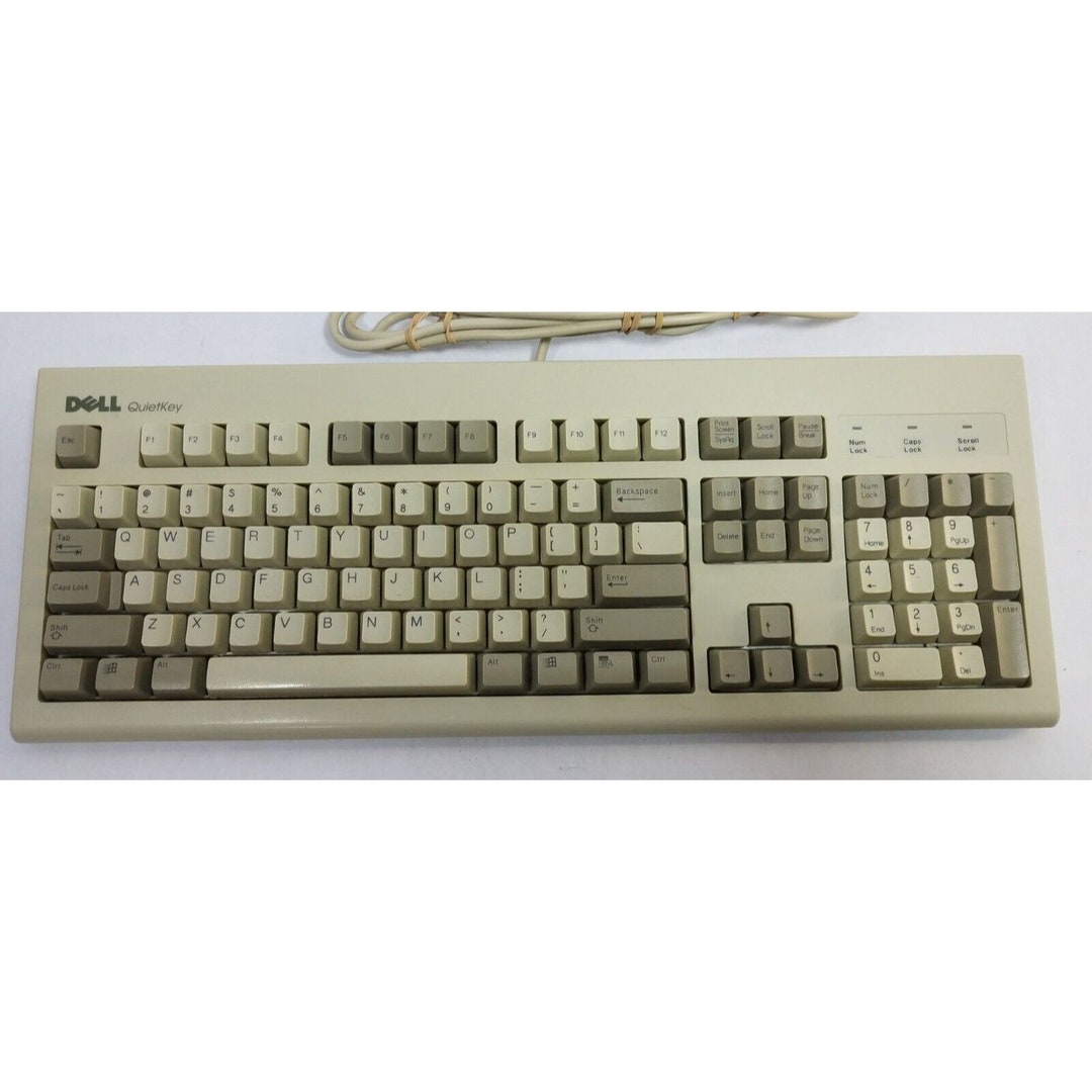 DELL Quiet Key PS/2 Keyboard Model SK-1000REW Tested - Etsy