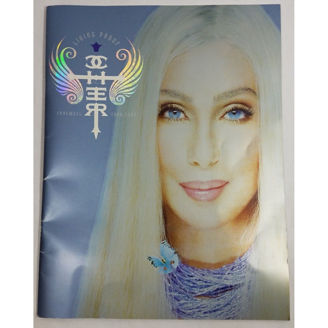 Cher Living Proof Farewell Tour 2003 Concert Program Large Softcover ...